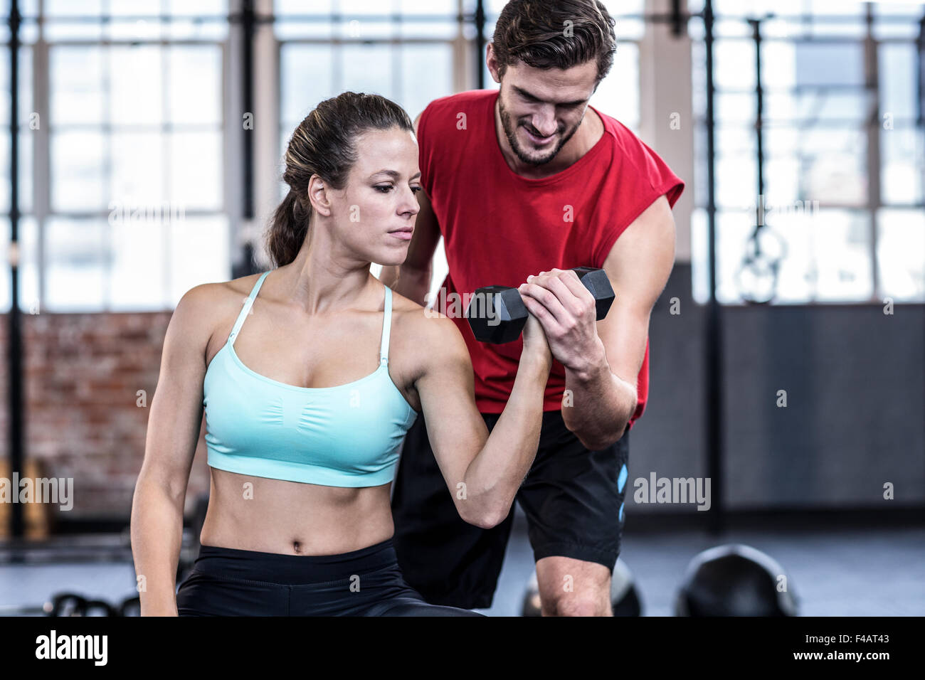 Attractive fit sporty woman hi-res stock photography and images - Alamy