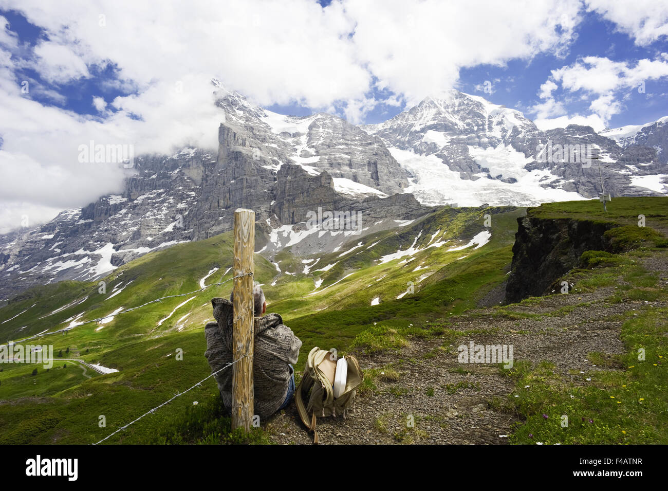 Eiger with sun hi-res stock photography and images - Alamy