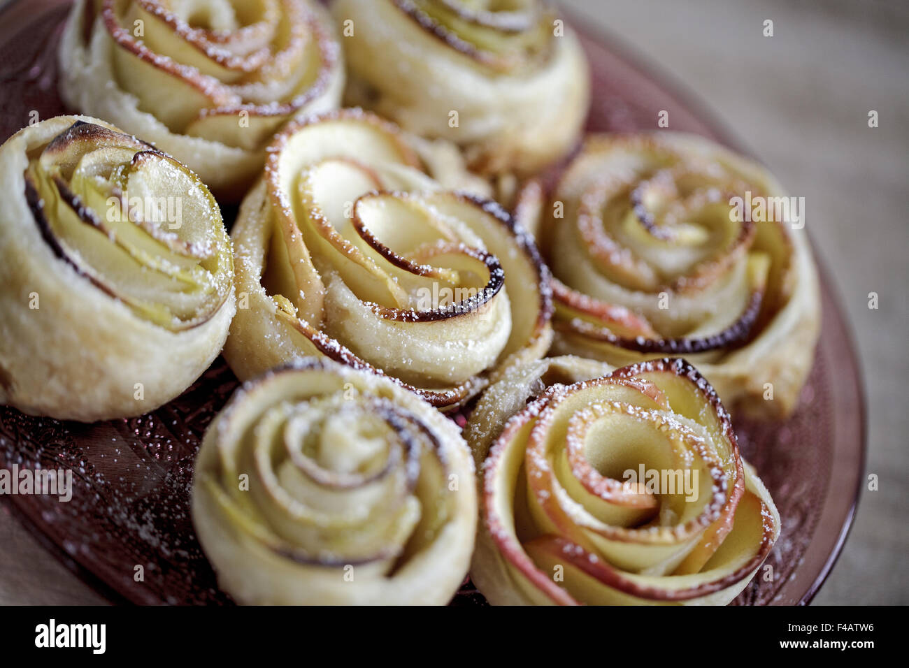 Sweet Pastry Roses Stock Photo - Alamy