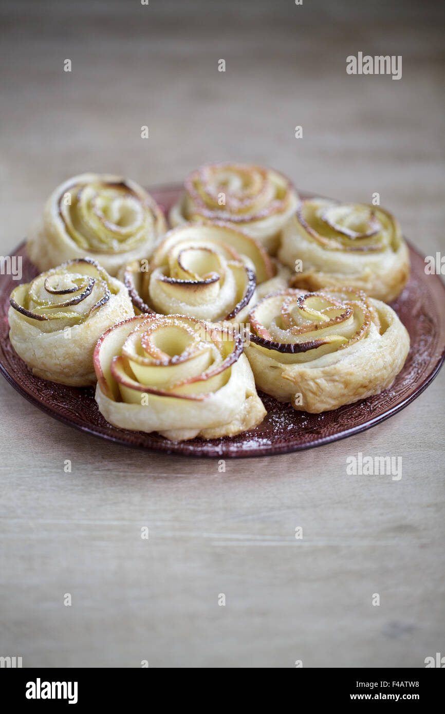 Sweet Pastry Roses Stock Photo - Alamy