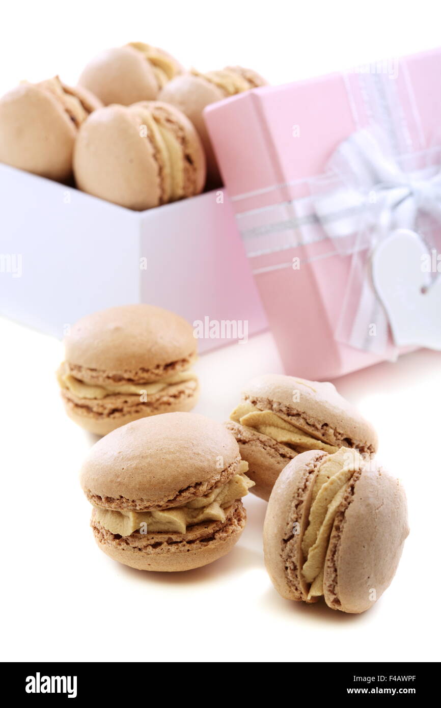 Box of macaroons Stock Photo - Alamy