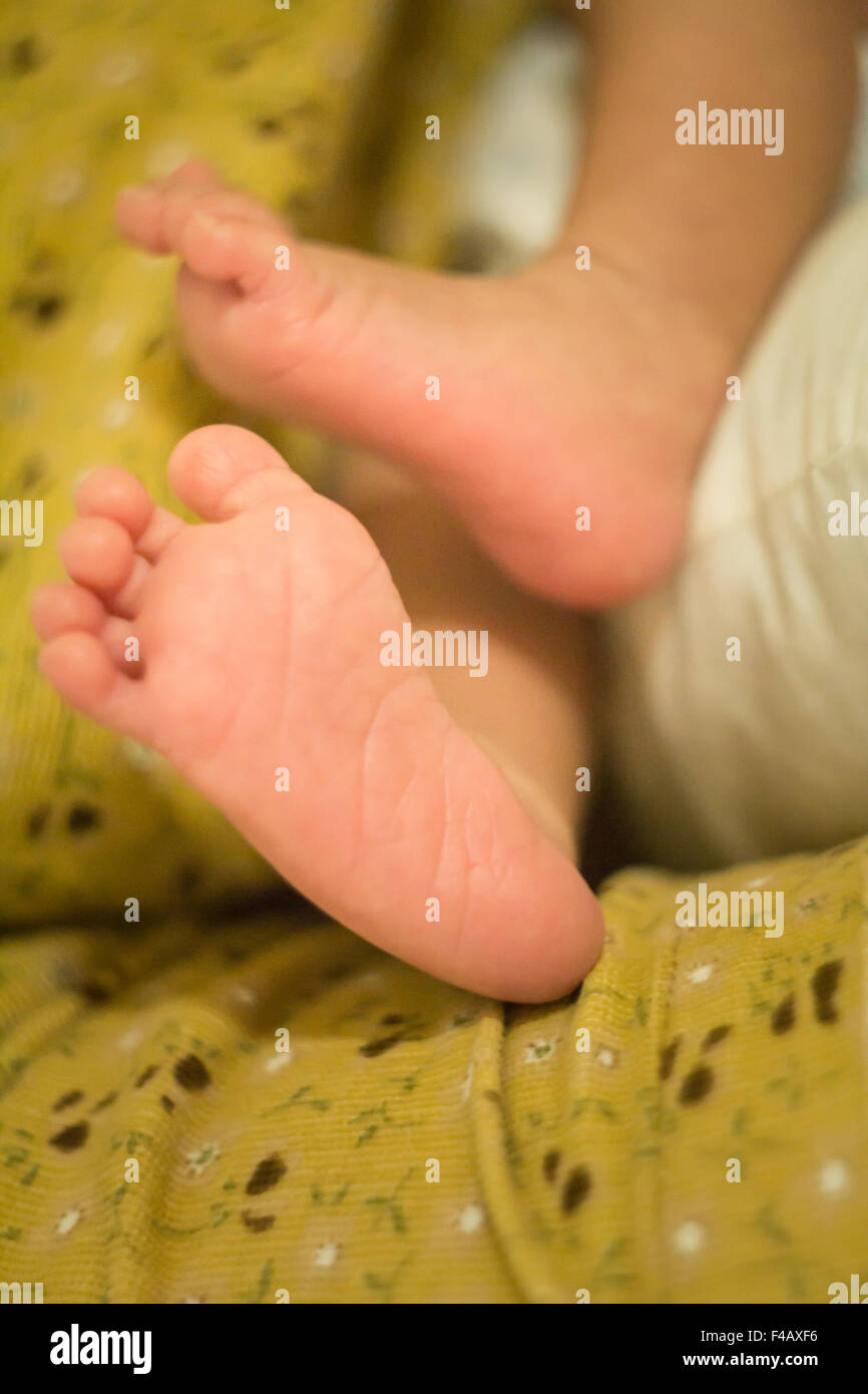 Newborn baby feet hi-res stock photography and images - Alamy
