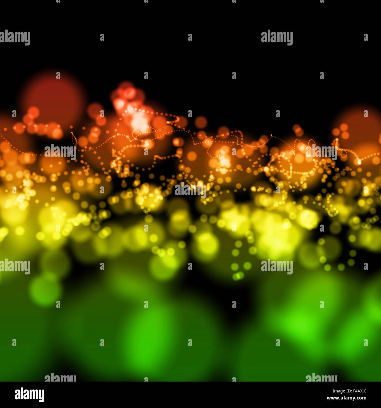 bright colorful light circles in perspective Stock Photo - Alamy