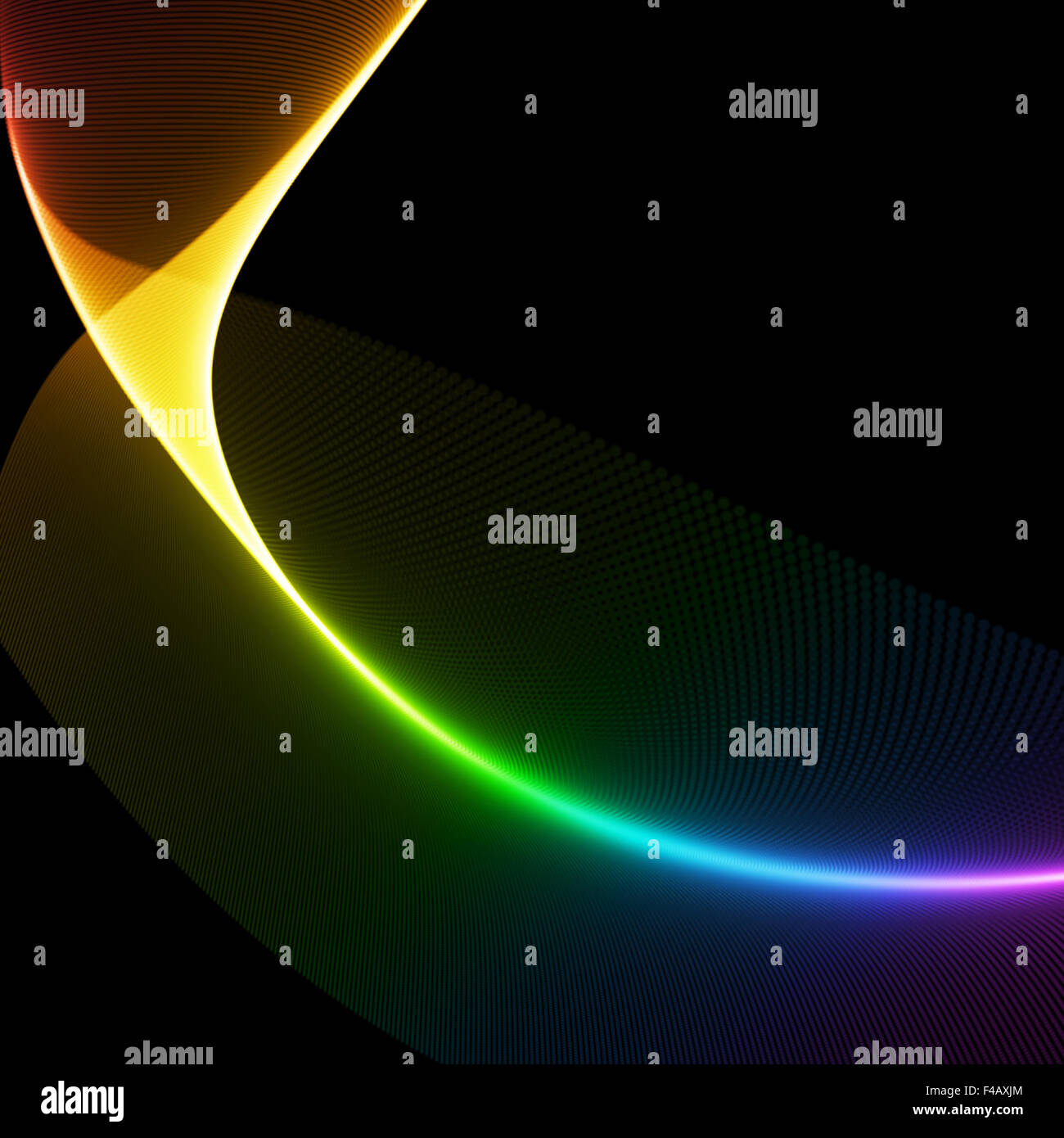 bright colorful wavy smooth background Stock Photo - Alamy