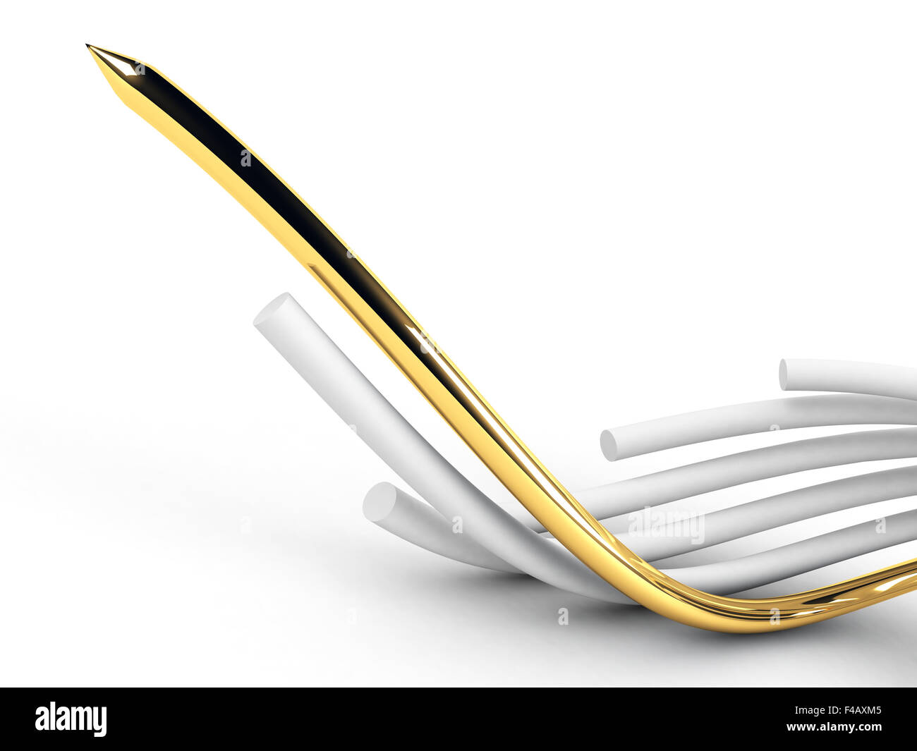 gold leading cable Stock Photo - Alamy