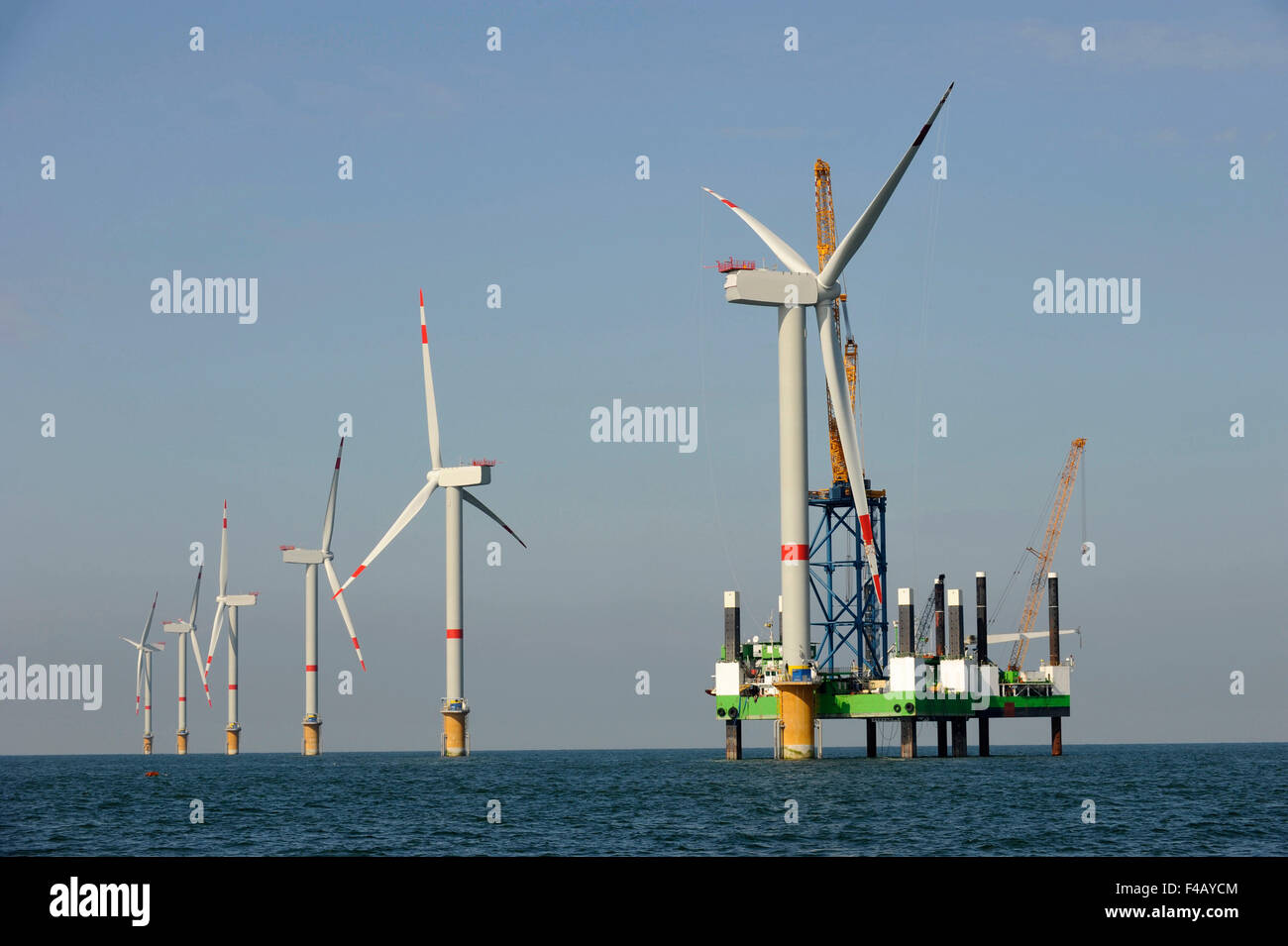 Offshore wind farm Stock Photo - Alamy