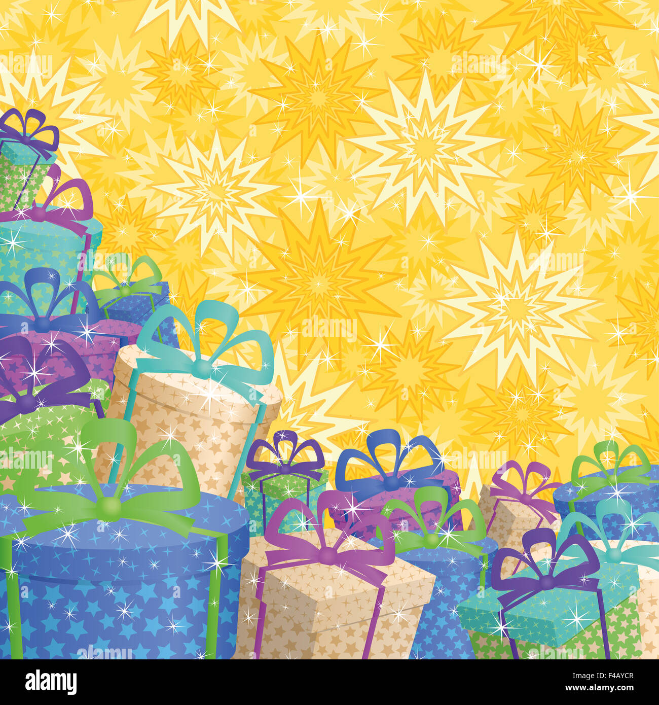 Holiday gift boxes, background Stock Photo - Alamy