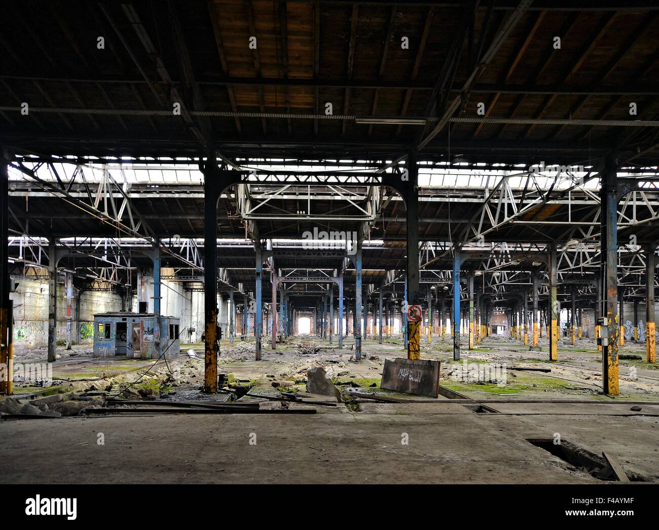in a disused factory in Magdeburg Stock Photo - Alamy
