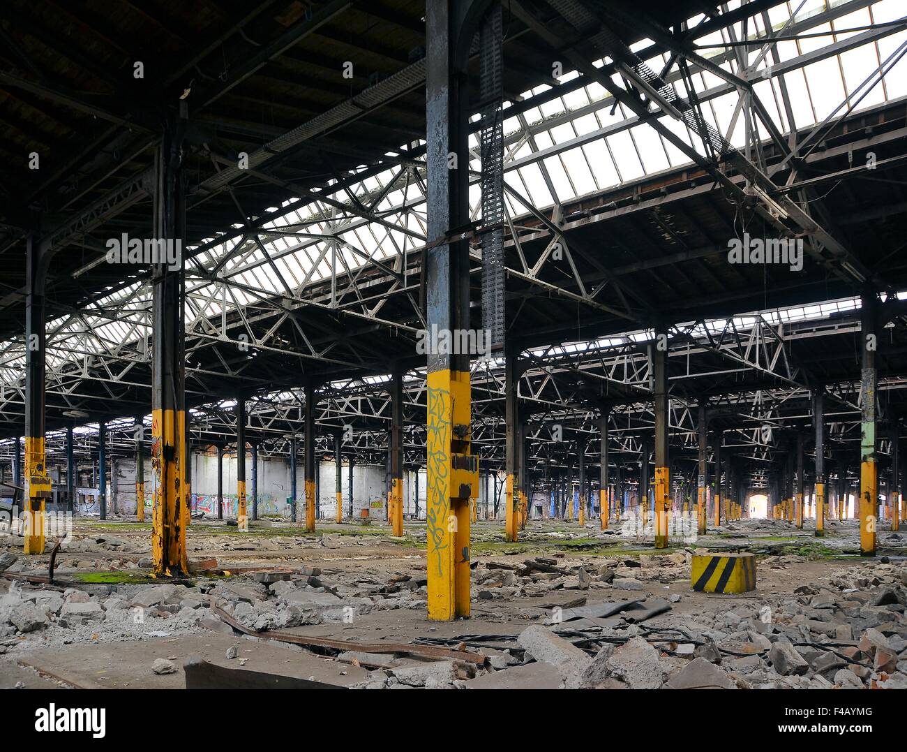 in a disused factory in Magdeburg Stock Photo - Alamy