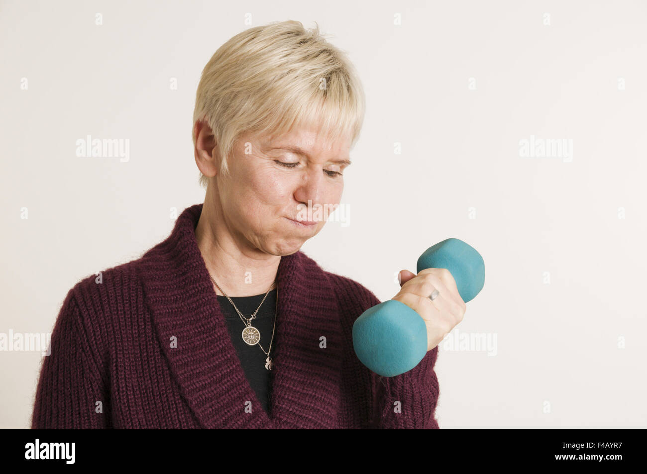 mature woman power Stock Photo - Alamy