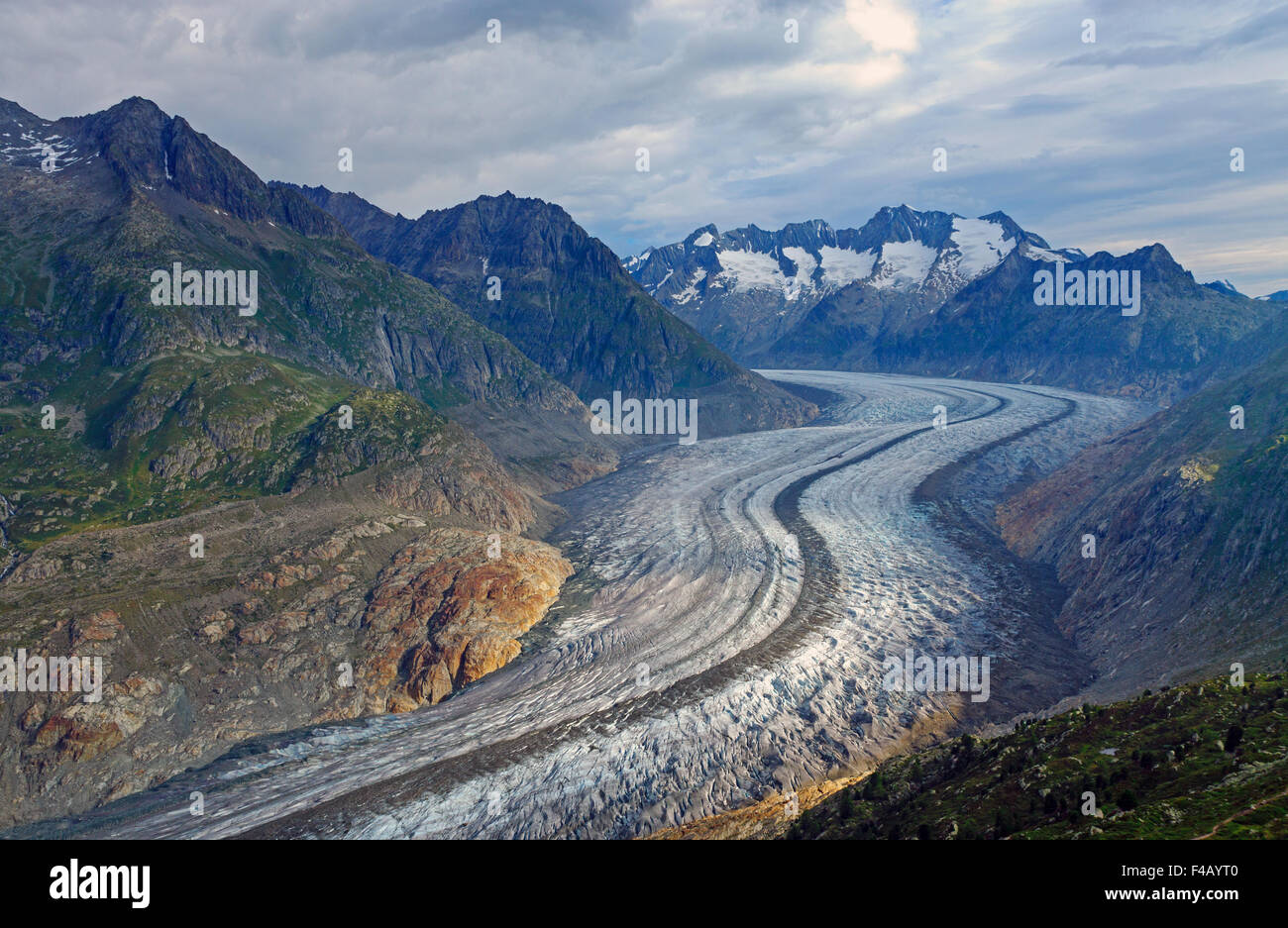 Glacier in swiss alps hi-res stock photography and images - Alamy