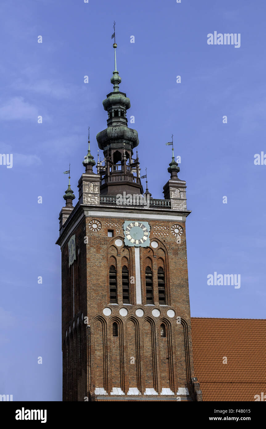 Clock Tower, Gdansk, Poland Stock Photo - Alamy