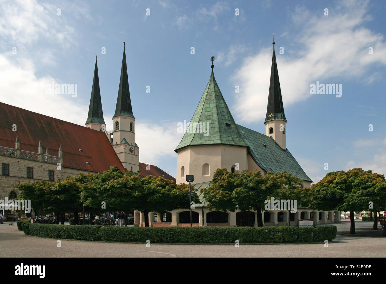 Chapel Square in Altötting Stock Photo - Alamy