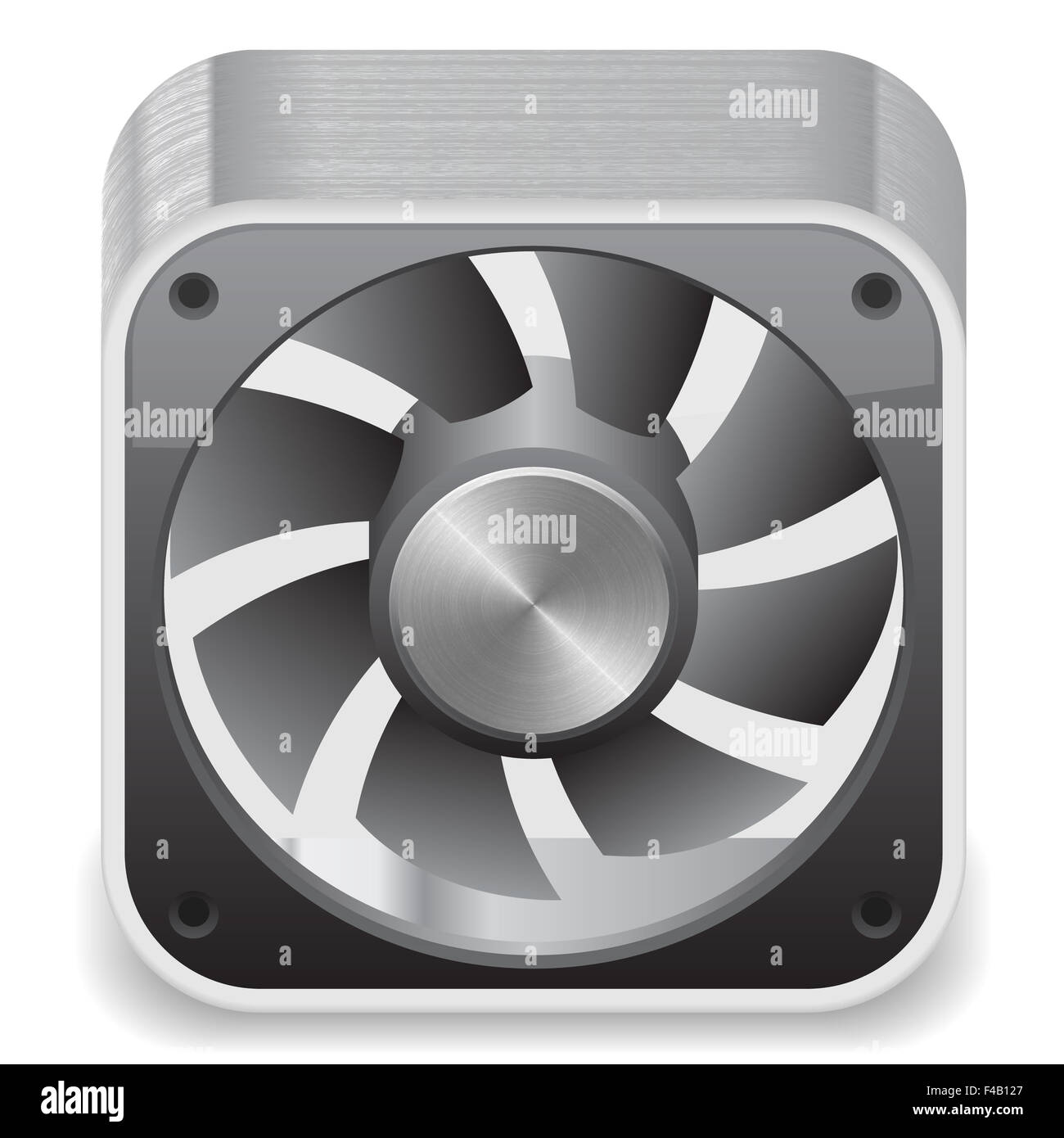 Icon for computer cooler Stock Photo - Alamy