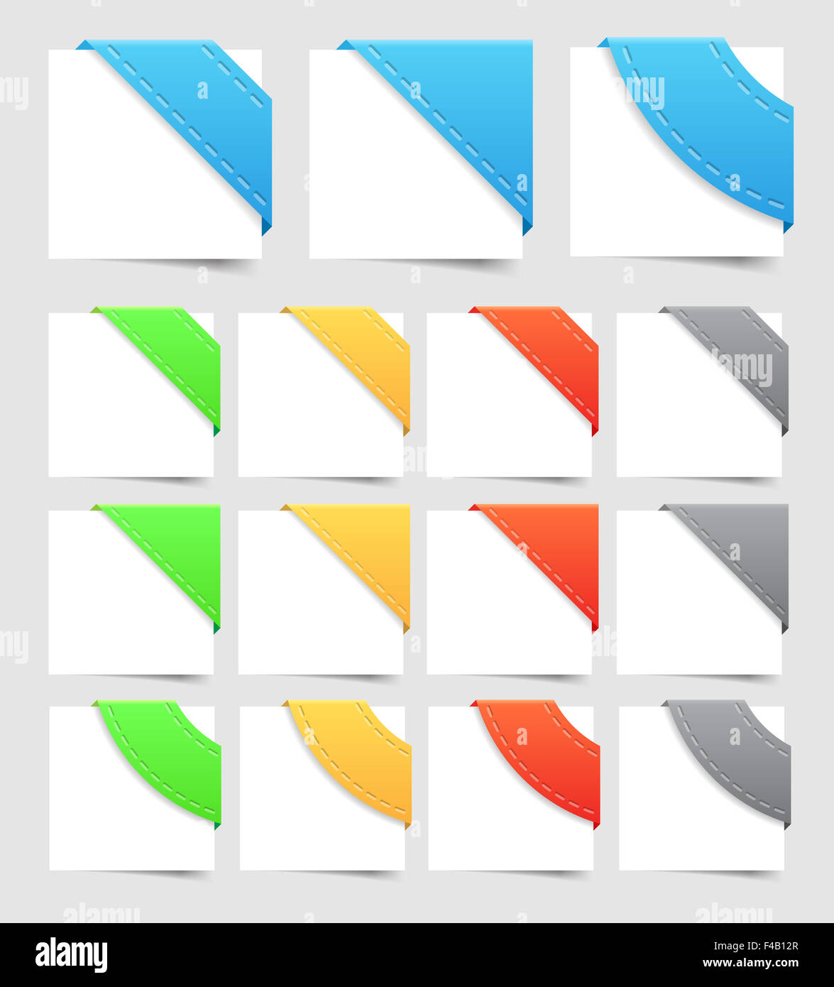 Design elements: corners Stock Photo - Alamy