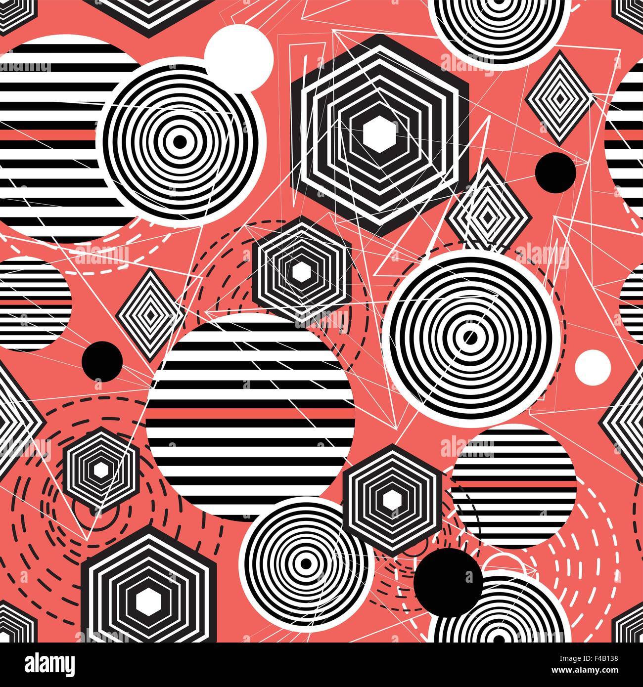 Graphic vector and illustration with abstract elements Stock Vector ...