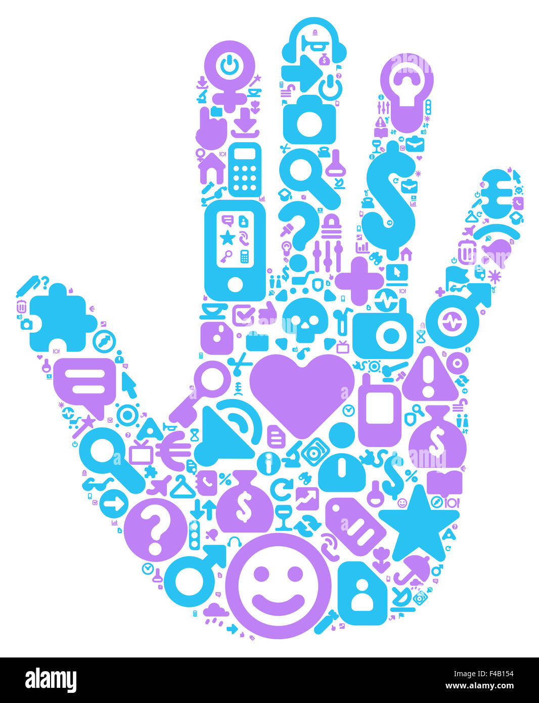 Concept of human hand Stock Photo - Alamy