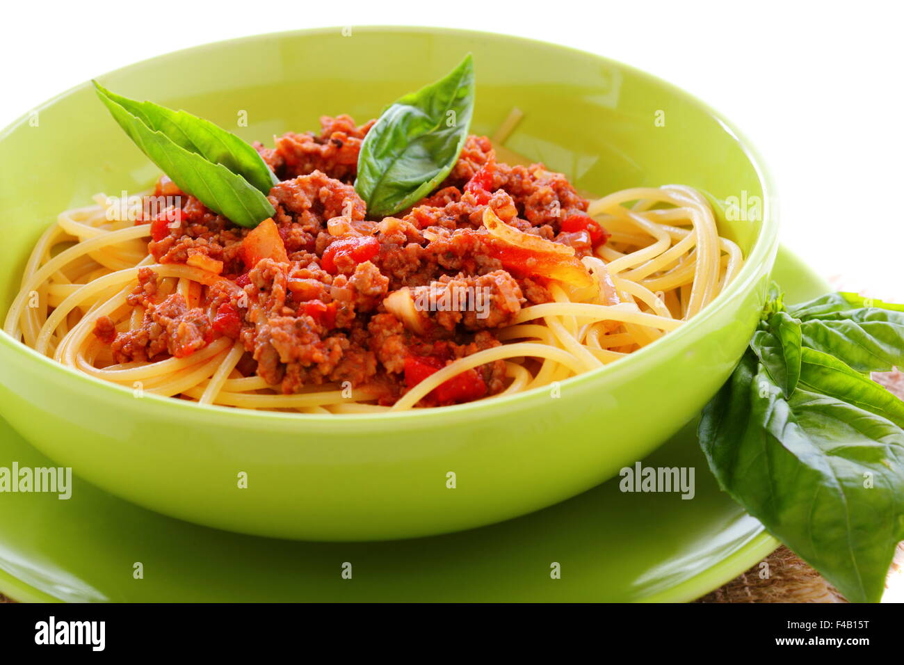 Spaghetti bolognese dinner hi-res stock photography and images - Alamy