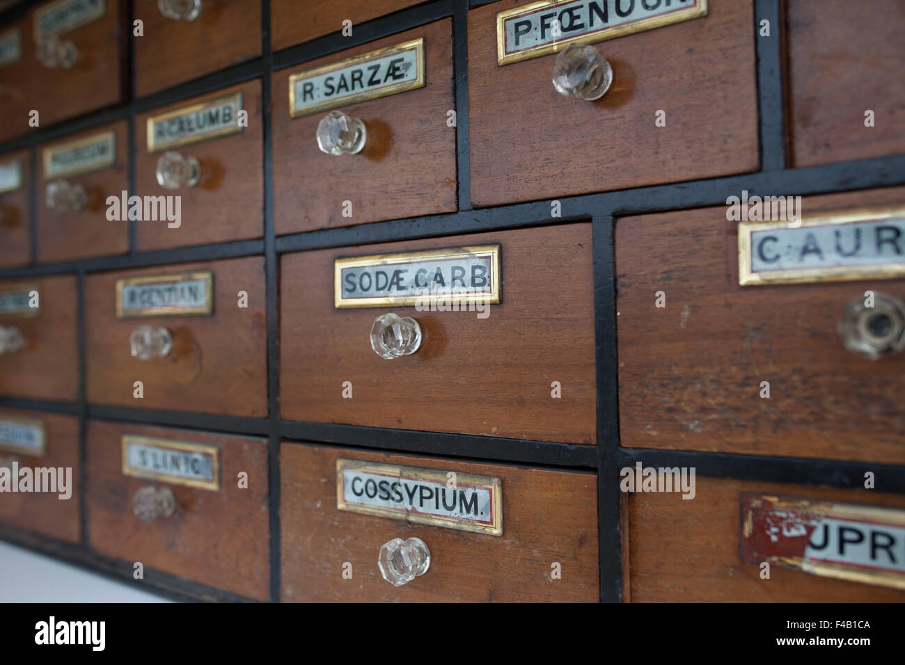 Antique storage unit hi-res stock photography and images - Alamy