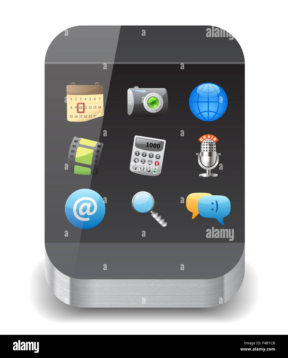 Icon for smartphone Stock Photo - Alamy