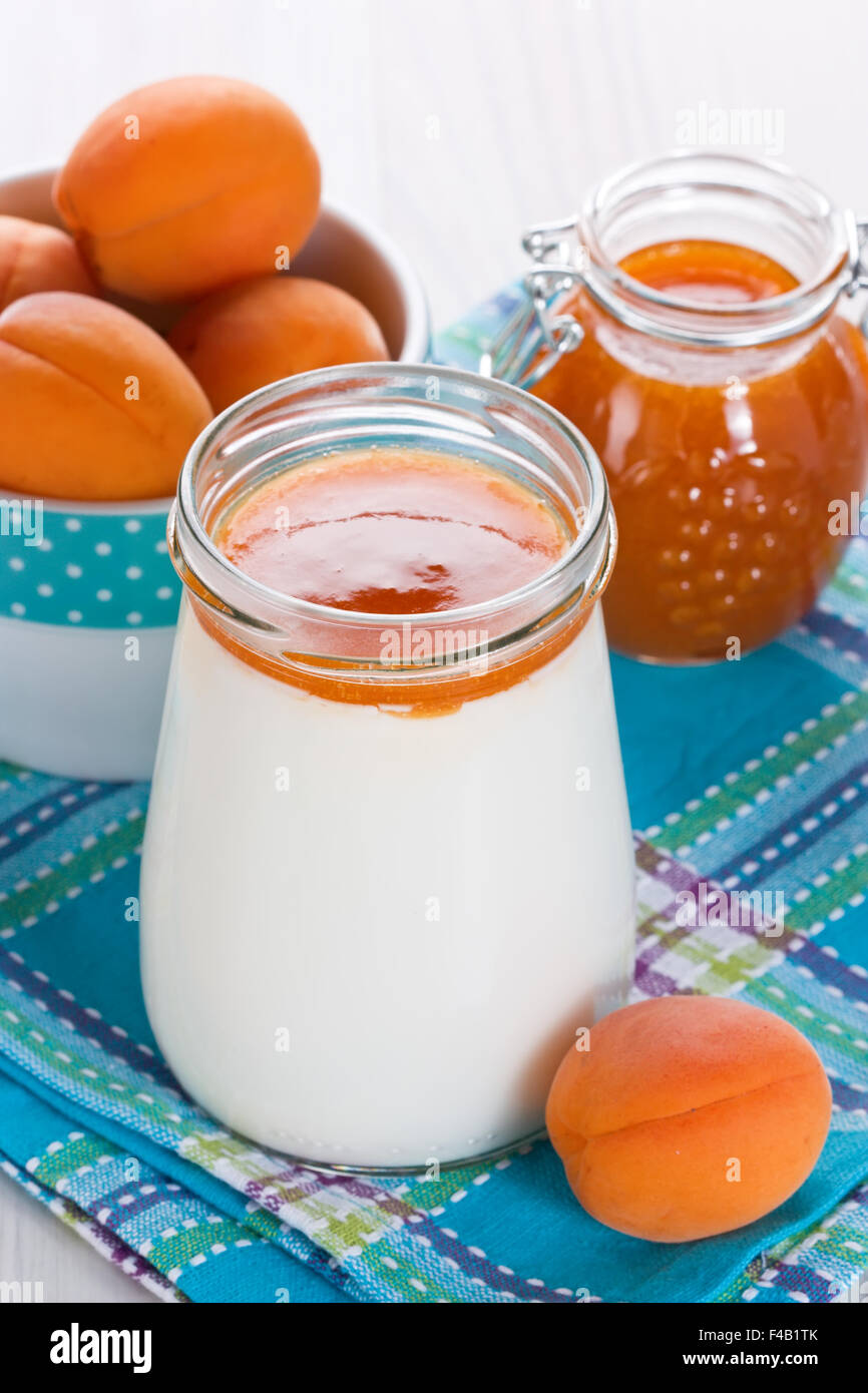 Yogurt apricot hi-res stock photography and images - Alamy