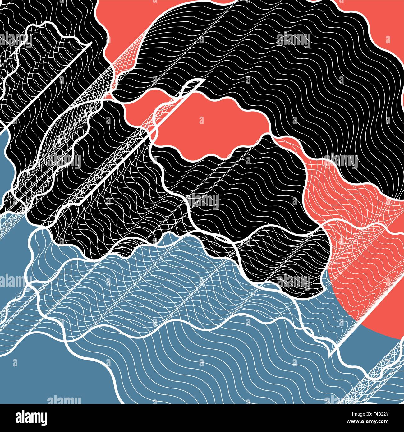 abstract background with waves Stock Vector Image & Art - Alamy