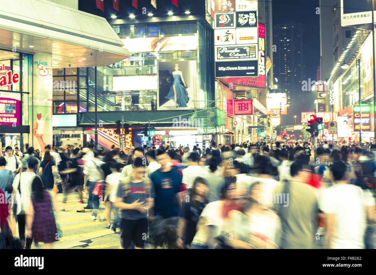 Hong kong causeway bay crossing hi-res stock photography and images - Alamy