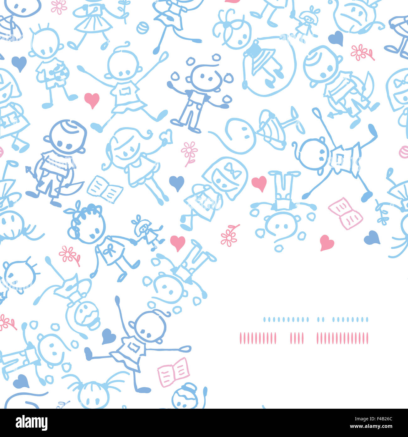 Playing children corner decor pattern background Stock Photo - Alamy