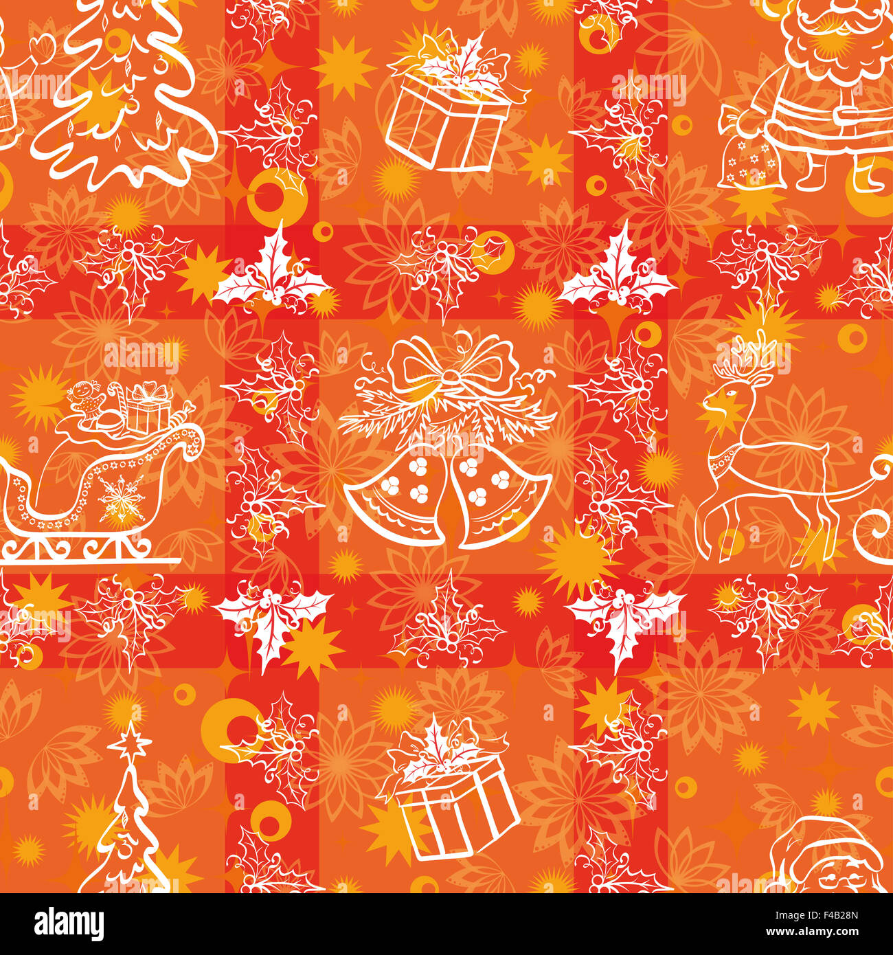 Christmas seamless background Stock Photo - Alamy