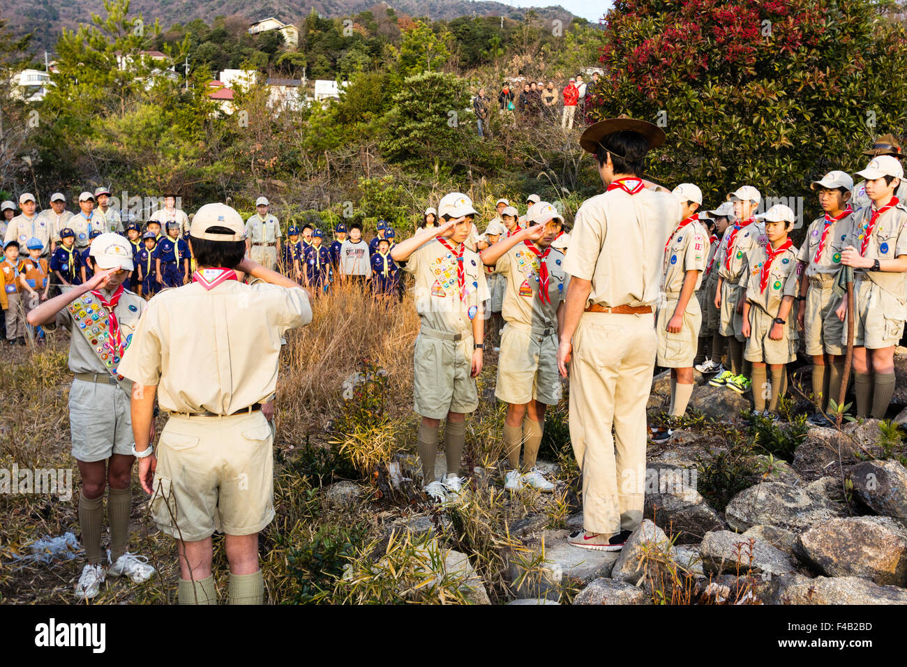 Japanese boy scouts hi-res stock photography and images - Alamy