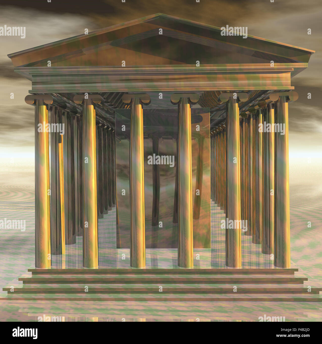 Surrealism temple hi-res stock photography and images - Alamy