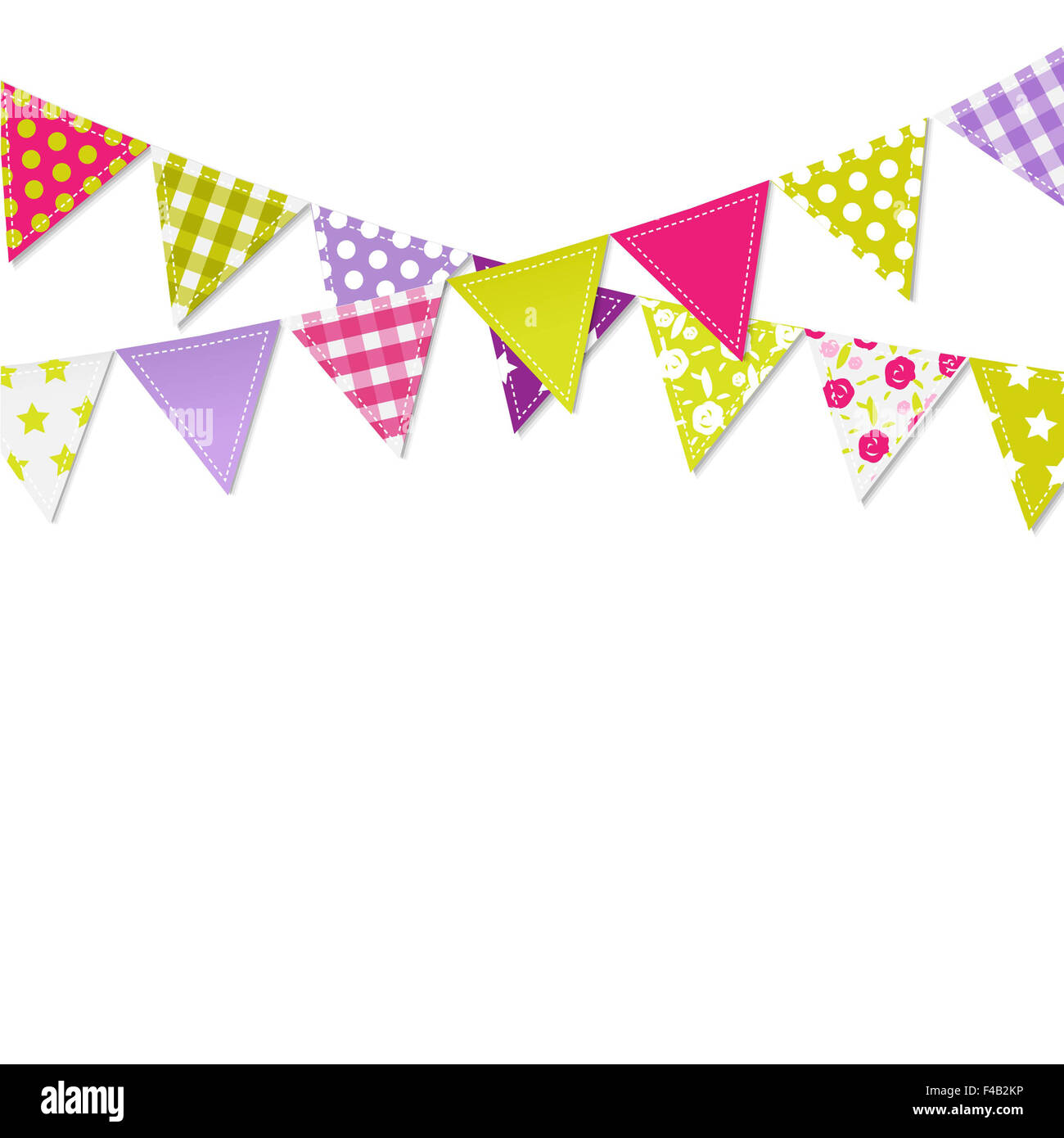 Festival bunting flags hi-res stock photography and images - Alamy