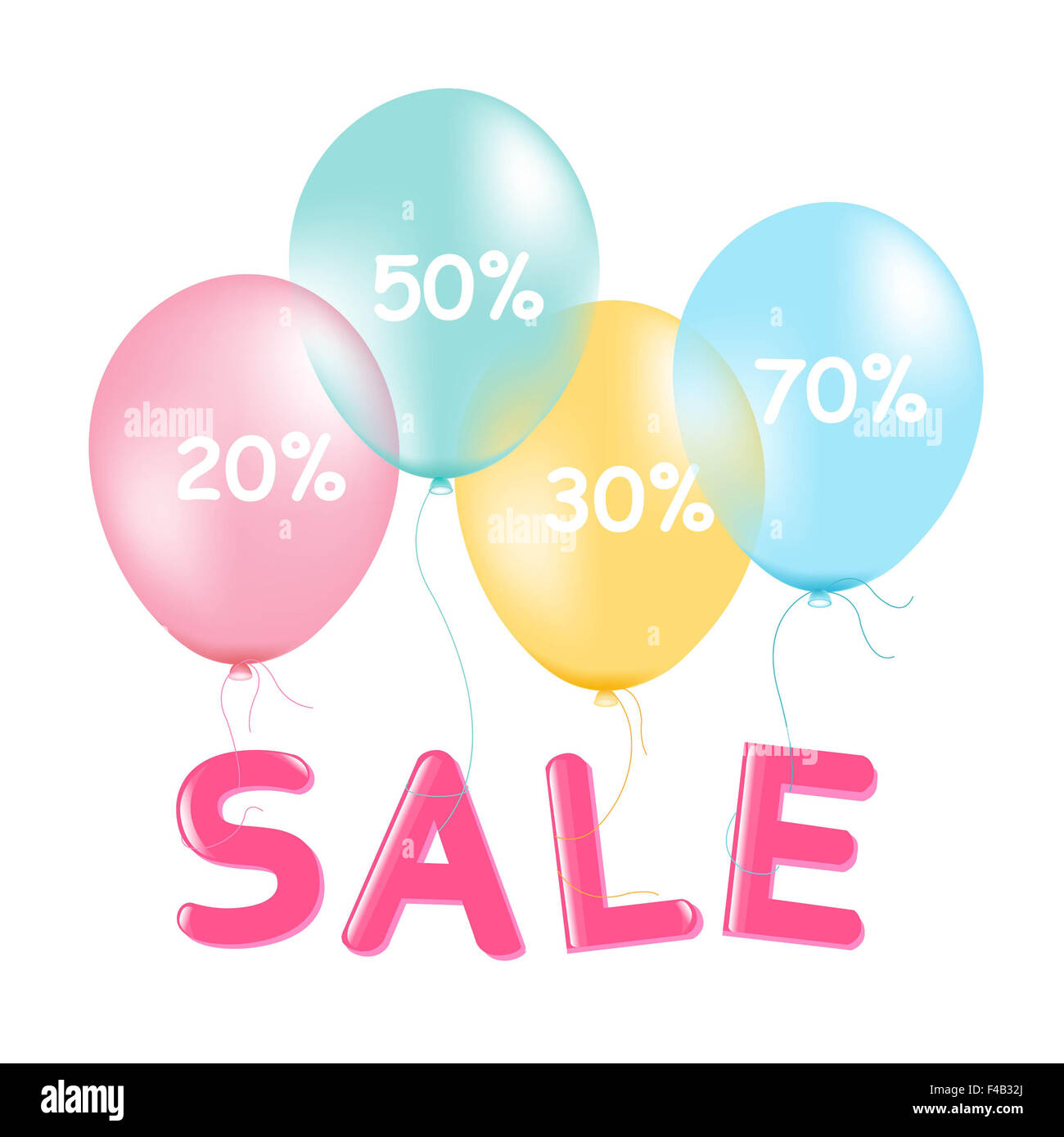 Balloons poster Cut Out Stock Images & Pictures - Alamy