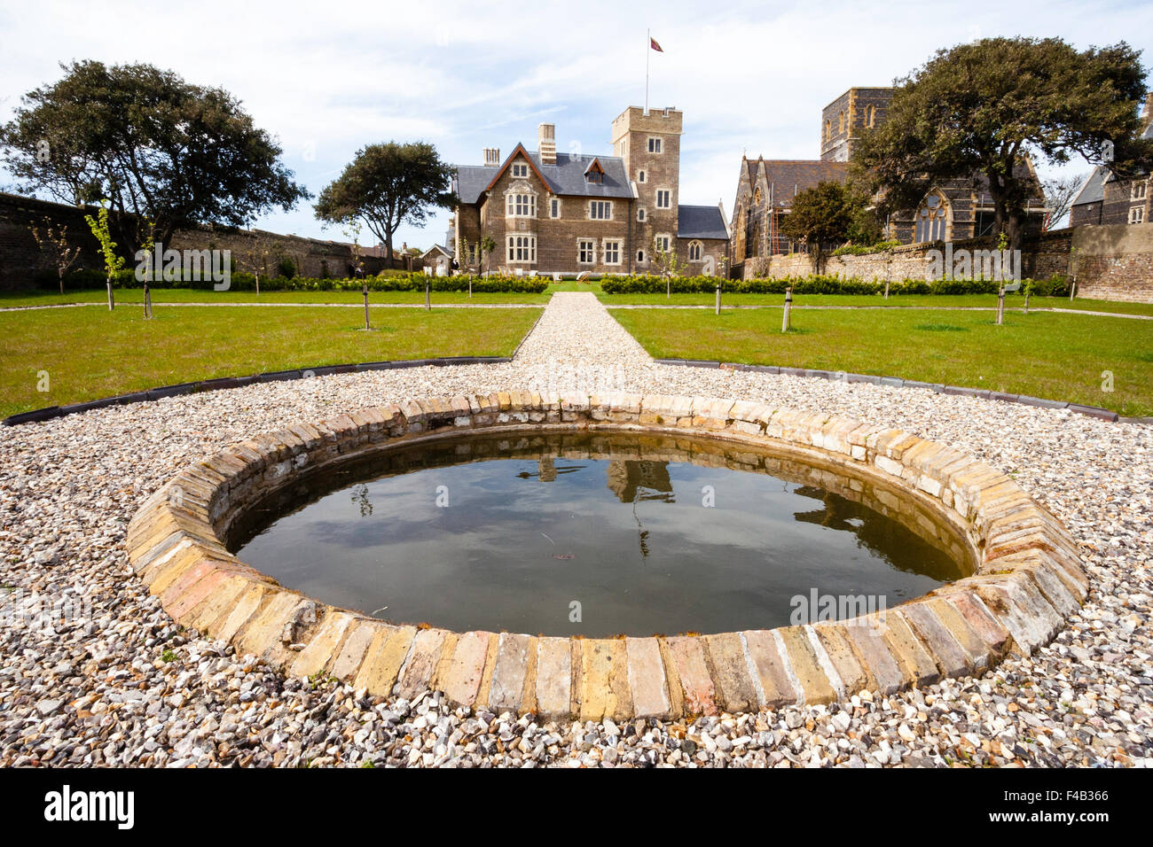 England, Ramsgate. The Grange, house designed by Augustus Pugin in the ...
