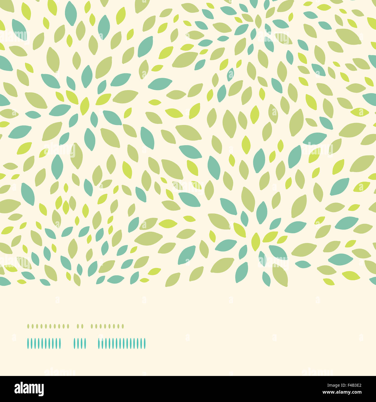 Leaf texture horizontal border seamless pattern background Stock Photo ...