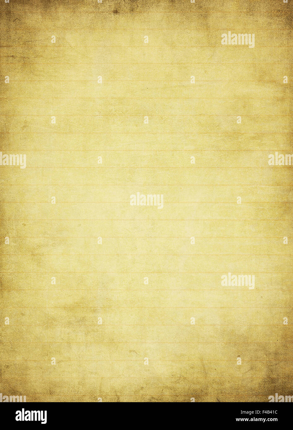 Page from old grunge notebook Stock Photo - Alamy