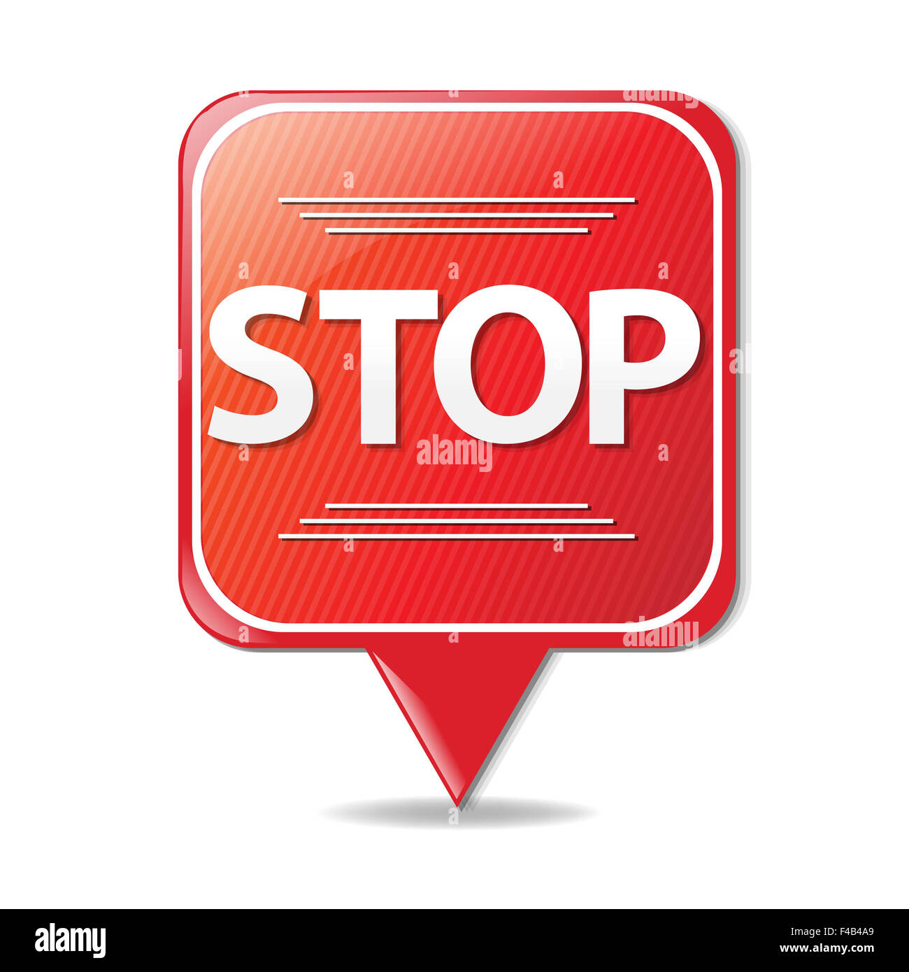 White bus stop sign Cut Out Stock Images & Pictures - Alamy