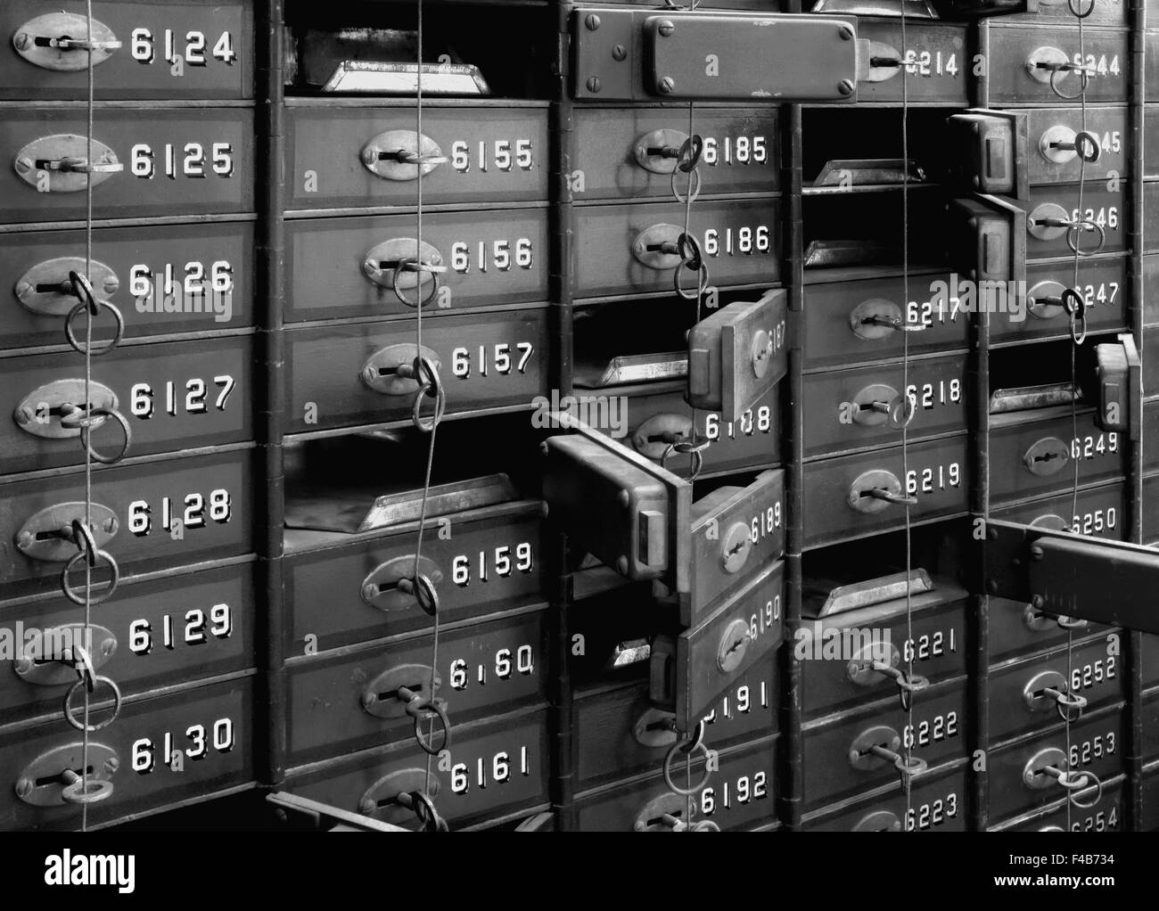 Bank deposit boxes hi-res stock photography and images - Alamy