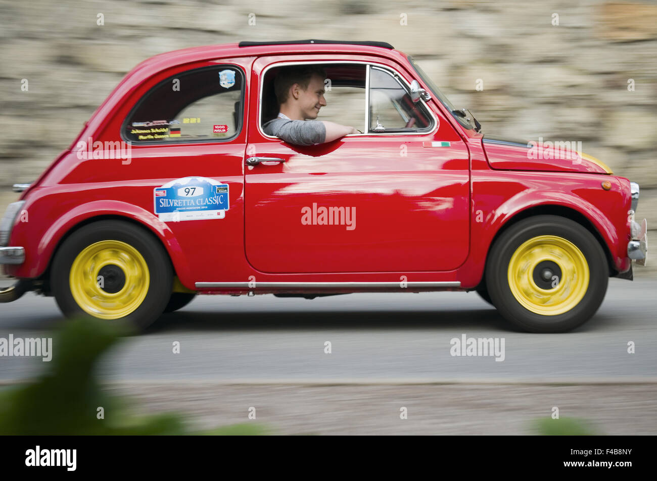 Rally of fiat 500 cars hi-res stock photography and images - Alamy