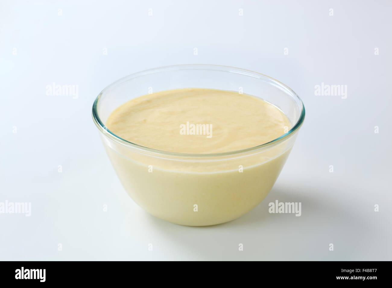 sponge cake batter in a glass bowl Stock Photo - Alamy