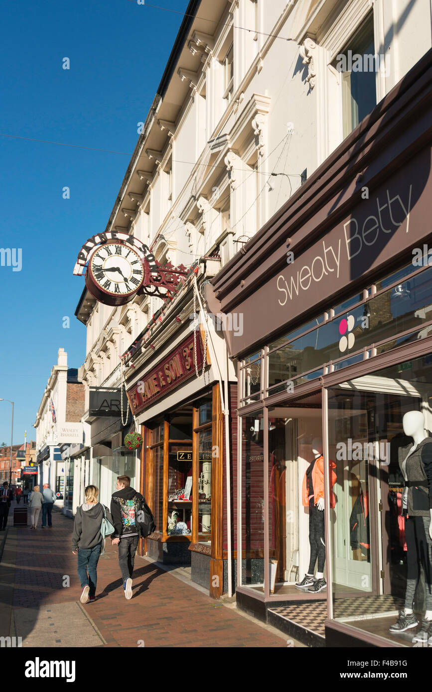 High Street, Royal Tunbridge Wells, Kent, England, United Kingdom Stock ...