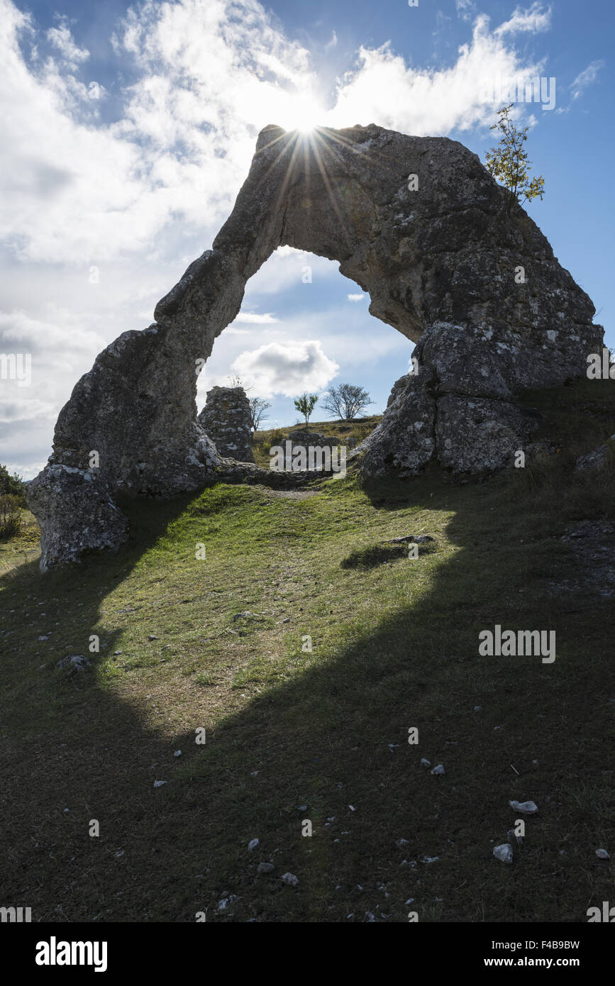 rock arch, Gotland, Sweden Stock Photo - Alamy