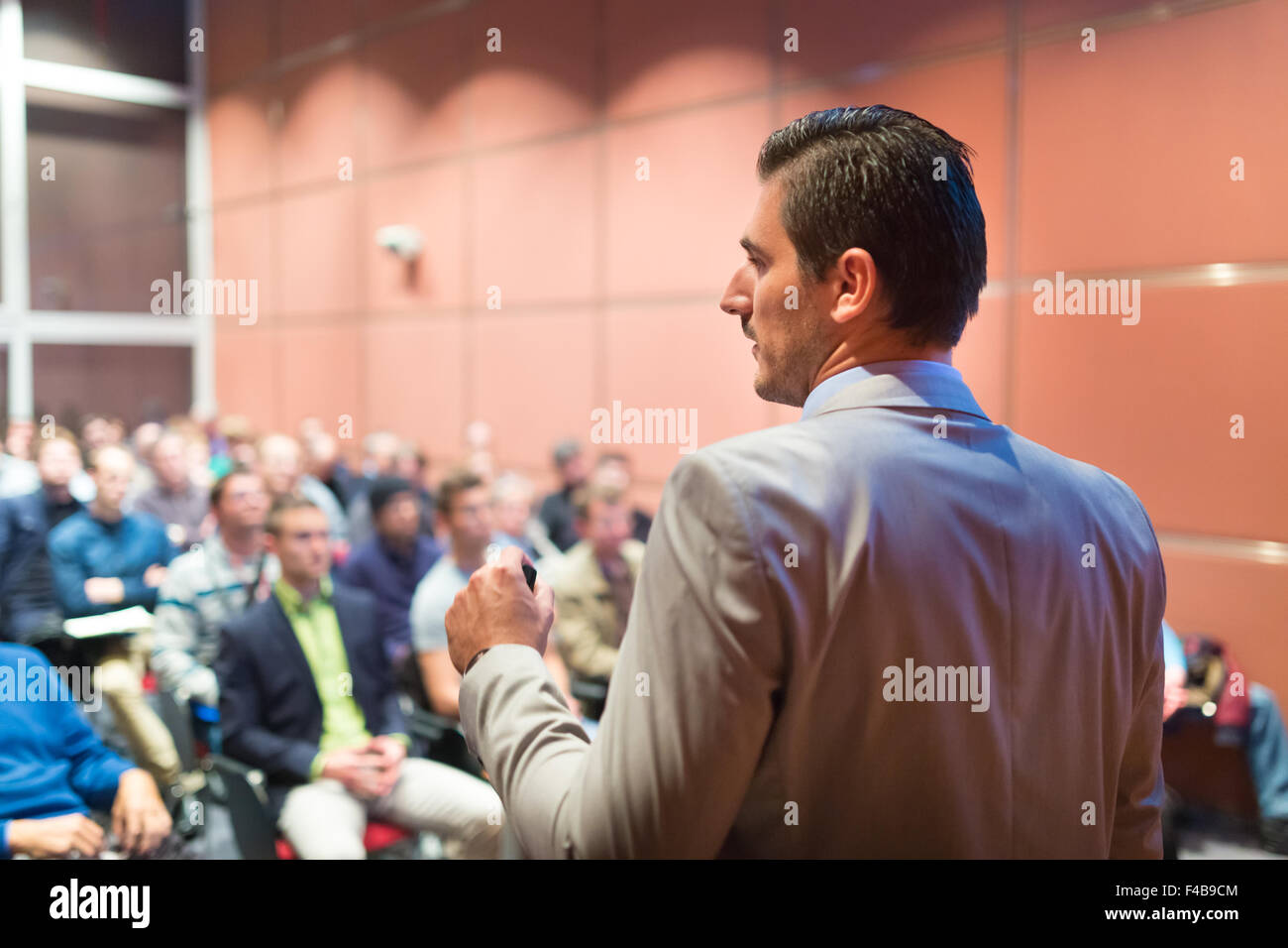 Speaker at Business Conference and Presentation Stock Photo - Alamy