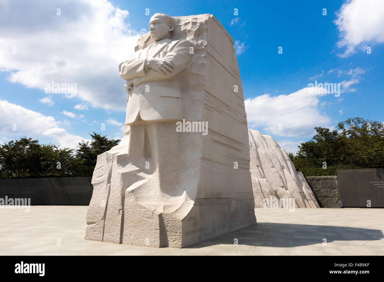 The Martin Luther King jr memorial in the mall, Washington DC Stock ...