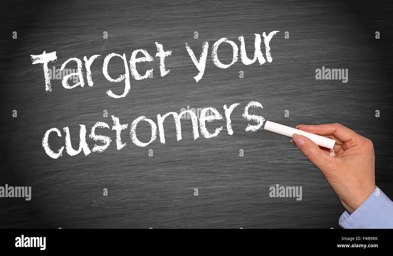 Target your customers Stock Photo - Alamy