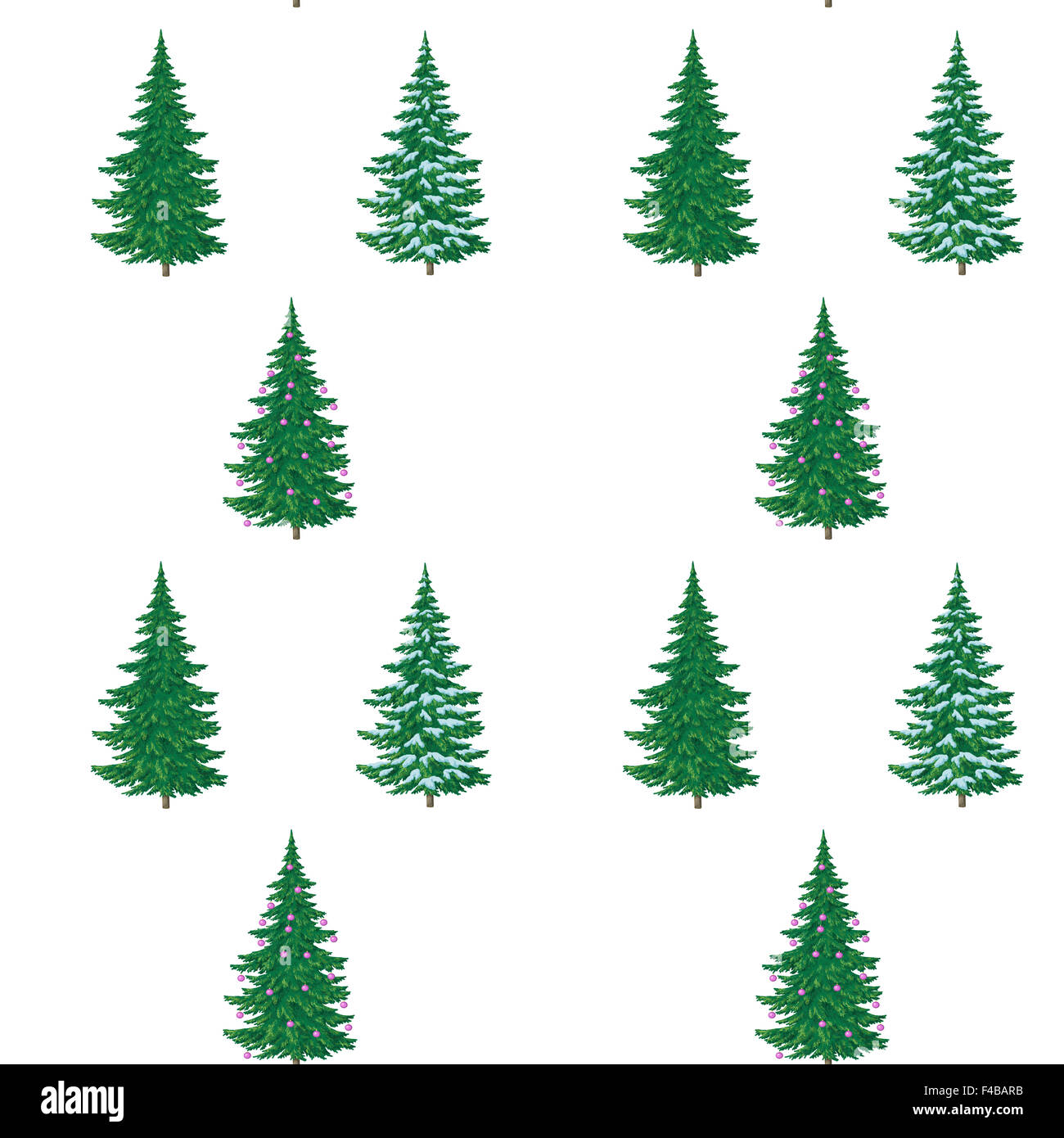 Seamless firtree Cut Out Stock Images & Pictures - Alamy