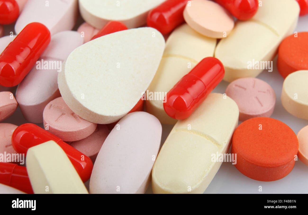 pills and capsules Stock Photo - Alamy
