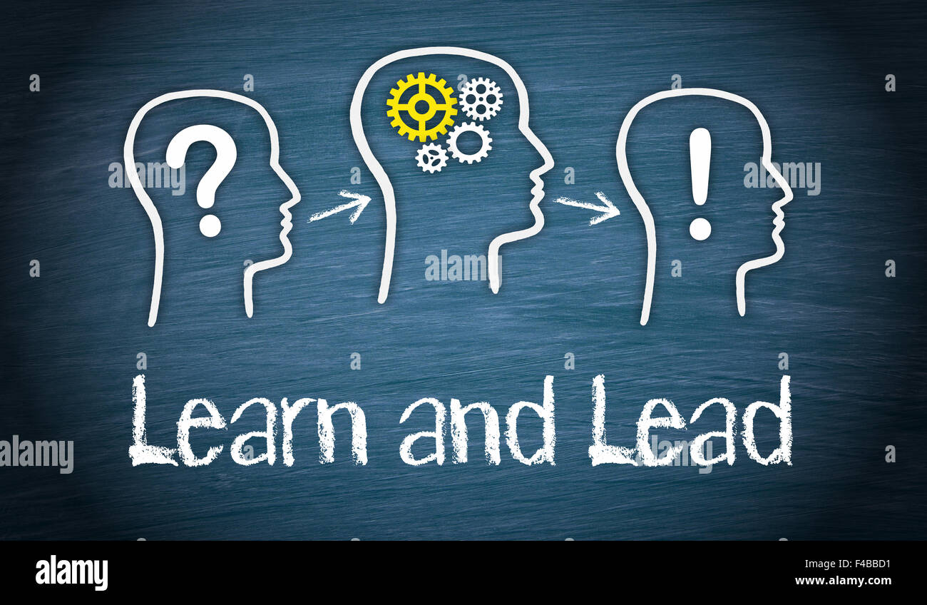 Learn and Lead Stock Photo - Alamy