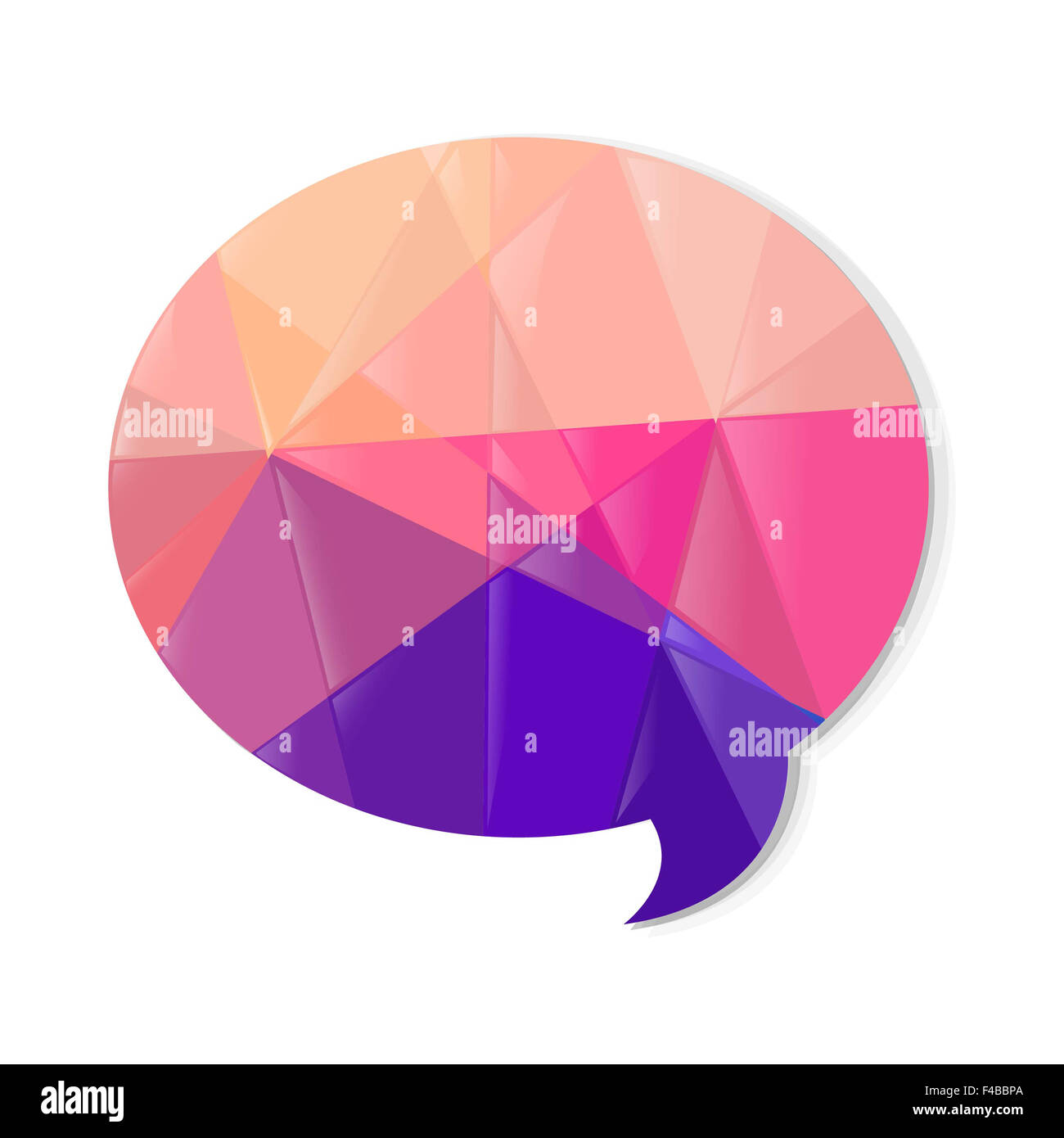 Color Speech Bubble Stock Photo - Alamy