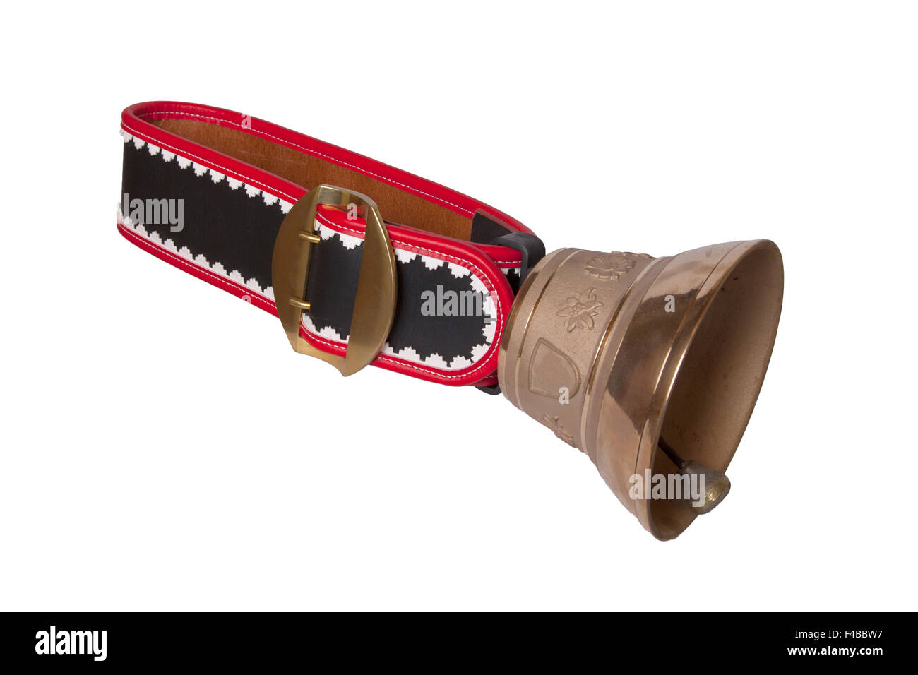 Souvenir cow bell from the Swiss alps Stock Photo - Alamy